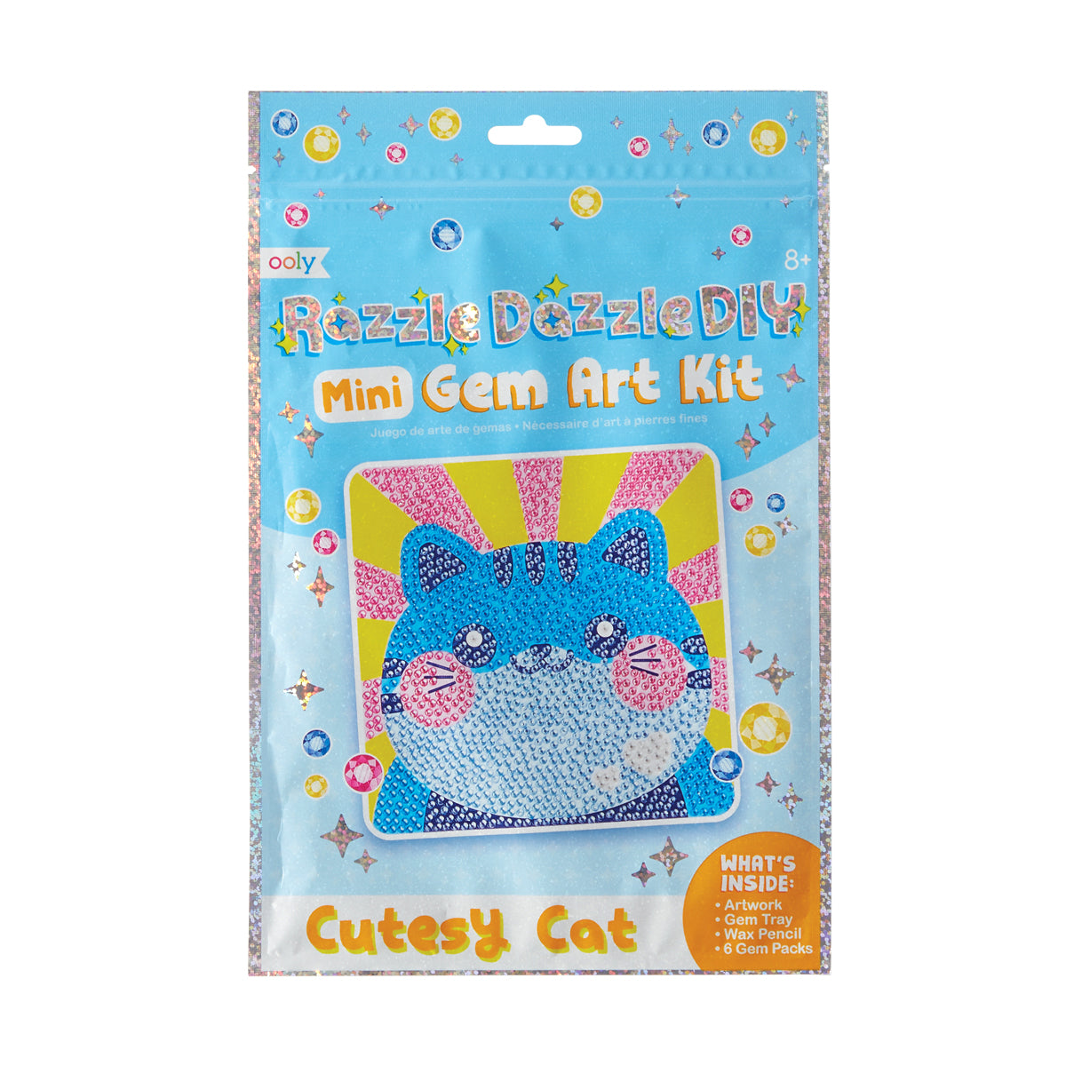 Ooly kit de arte de gemas - cutesy cat 161-088 – GAVA SHOP